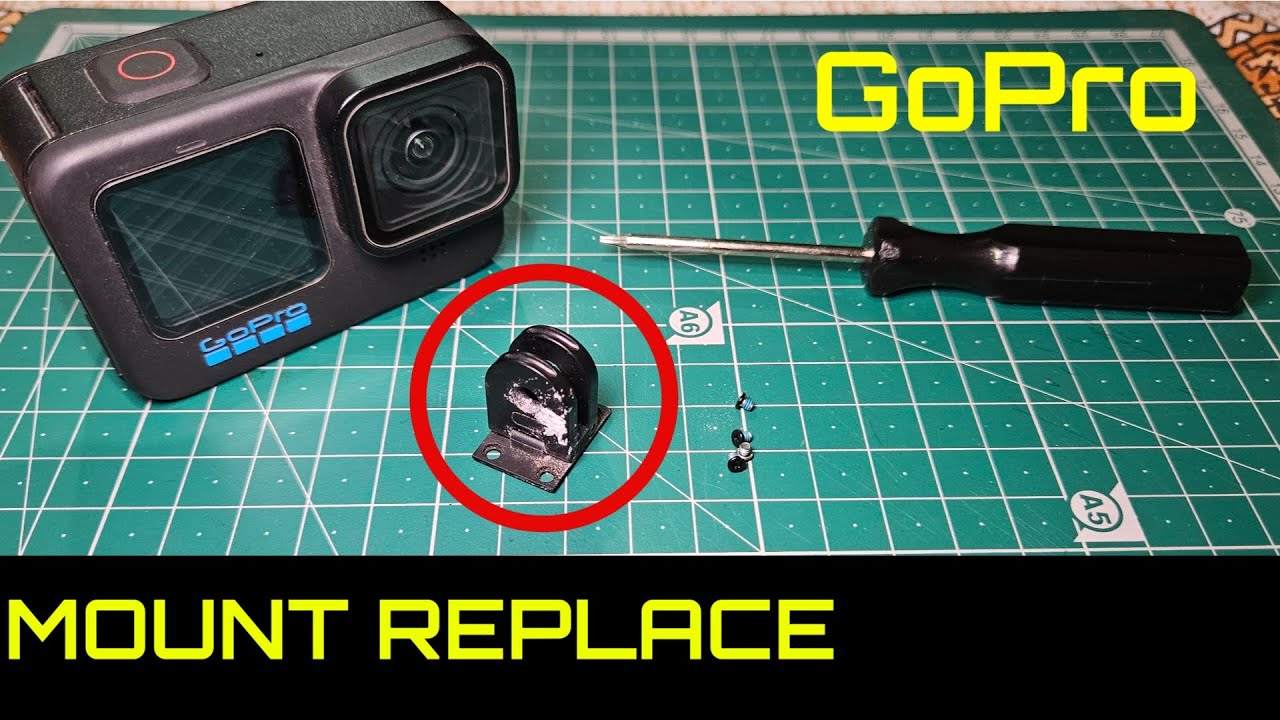 How to Replace the Mounting Fingers on a GoPro Camera | DIY - YouTube