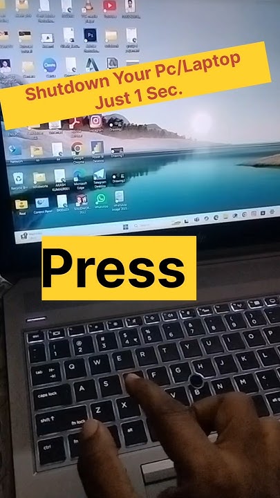 Shutdown Your Pc/Laptop Just 1 Sec.#ytshorts #shorts #computer #laptop #New - YouTube