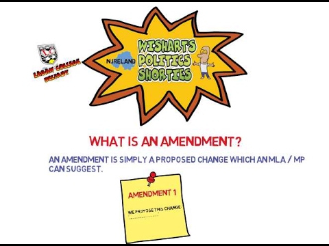 What is an Amendment - YouTube