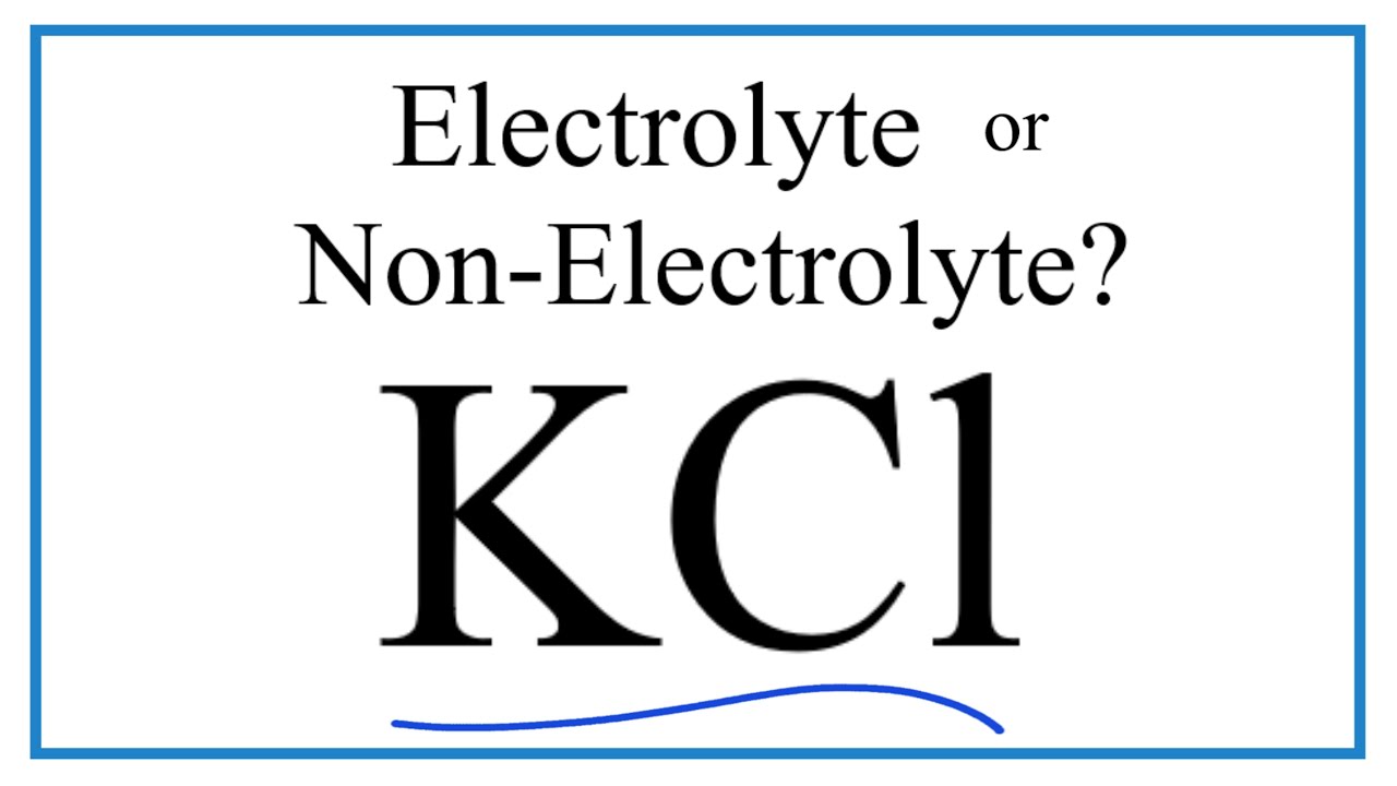 KCl in Water Equation: The Simple Chemistry You Need to Know ...