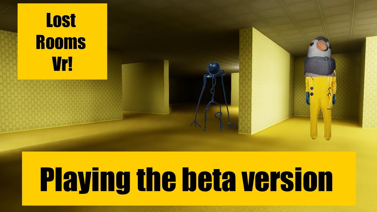 Playing the Lost Rooms Vr Game! (Gorilla tag and backrooms inspired ...