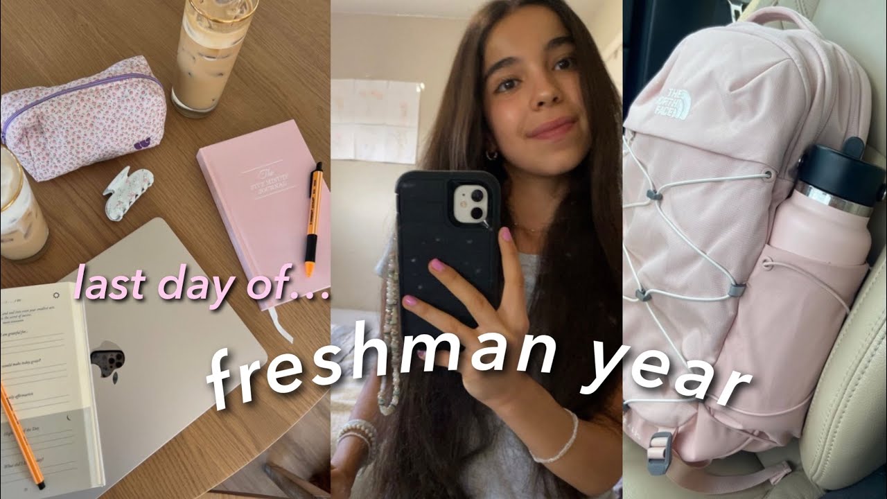 last day of freshman year! 💌 ️ -morning routine, getting ready, day at ...