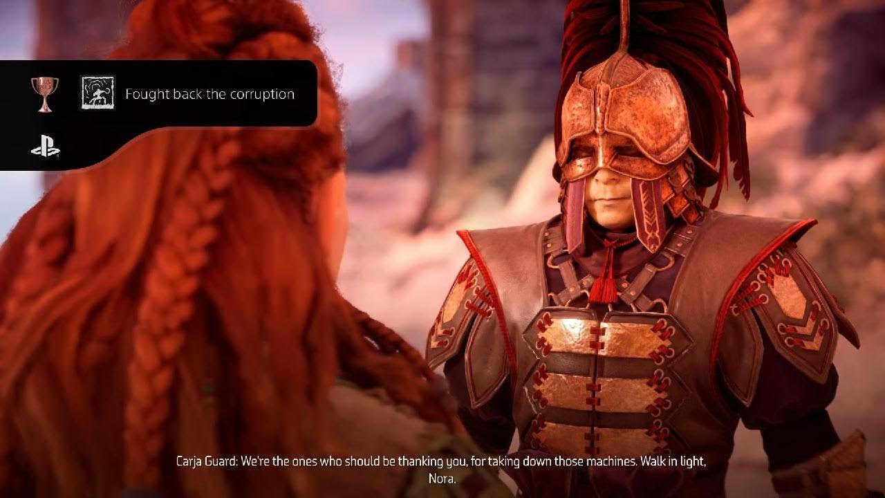 Horizon Zero Dawn| Fought back the corruption - YouTube