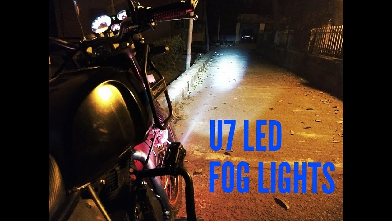 U7 LED DRL FOG LIGHT FOR MOTORCYCLES|| ALL EXTREME U7 FOG LIGHT|| - YouTube