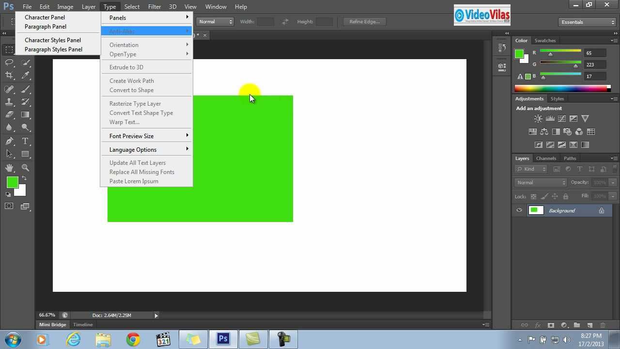 Learn Photoshop CS6 - 02 - User Interface (Telugu) - YouTube