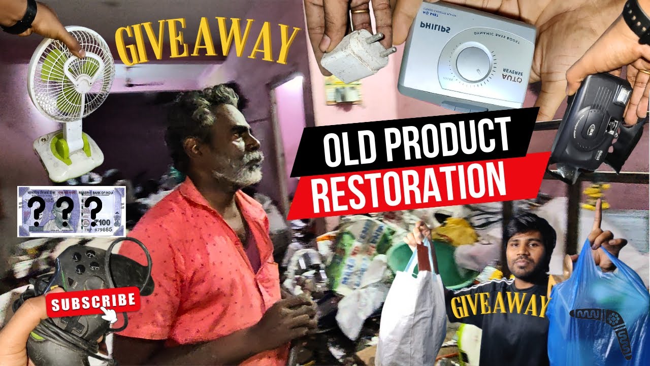 Restoration | இரும்பு கடை iphone | katapai Scrap old product repair ...