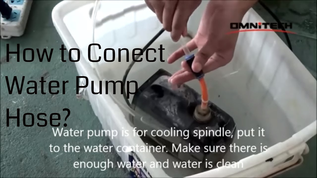 China CNC Router Spare Parts Water Pump Using Guide - YouTube