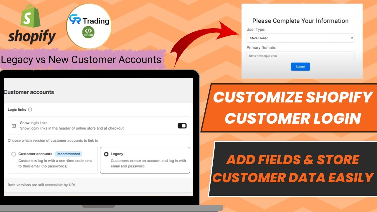 Shopify New Customer Accounts vs. Legacy Customer Accounts: Custom Data ...