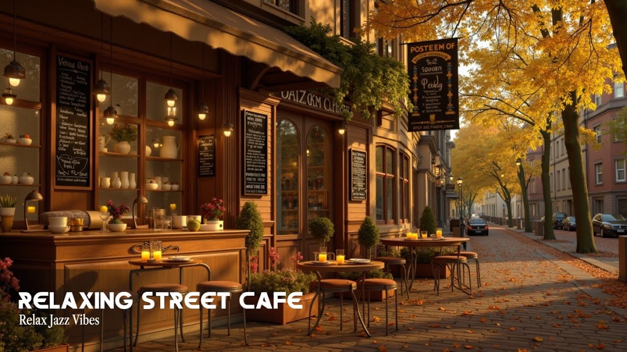 Cozy Autumn Jazz Cafe Vibes | Smooth Instrumental Jazz Music for ...