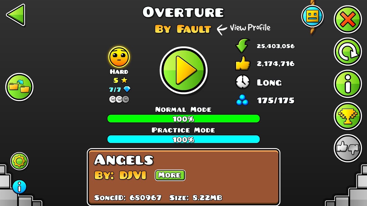 Geometry dash #24 Overture - YouTube