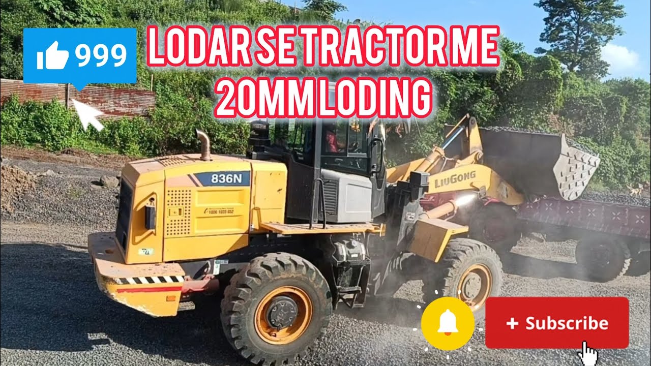Lodar se tractor me 20MM loding JCB machine jcb wala video tractor video - YouTube
