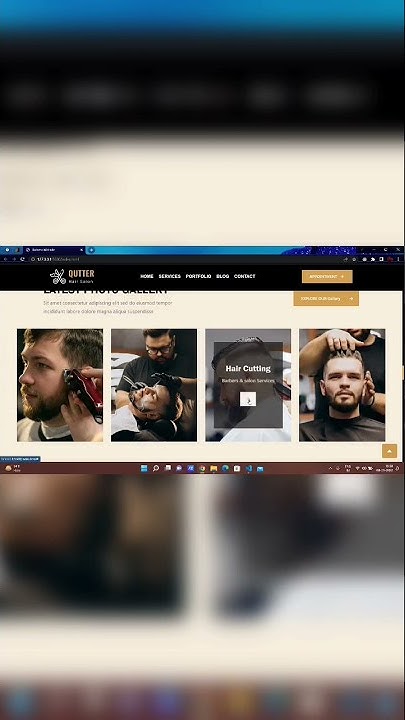 Barber website html css javascript responsive for devices #webdesign #webdevelopment #javascript ...