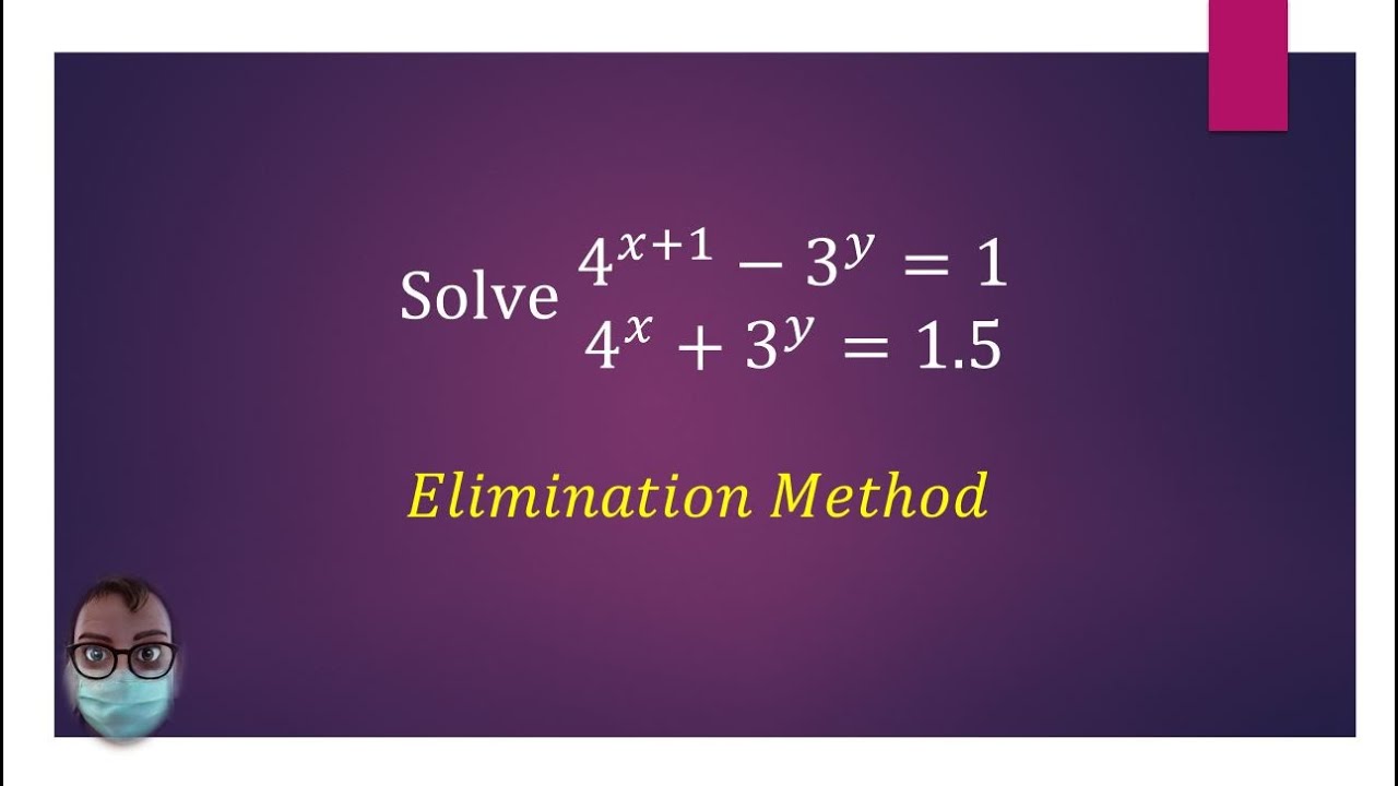 How to solve a pair of simultaneous exponential equations using ...