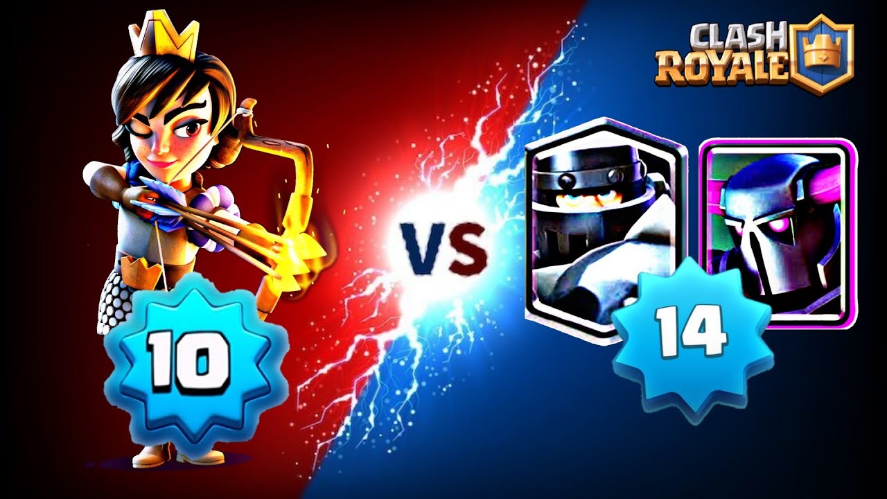 King Level 10 Log Bait vs King Level 14 Mk Pekka. Log Bait Gameplay ...