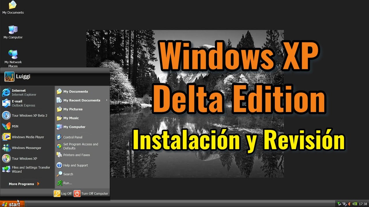 Revisión de Windows XP Delta Edition y Extra Packs. Un lavado del cara ...