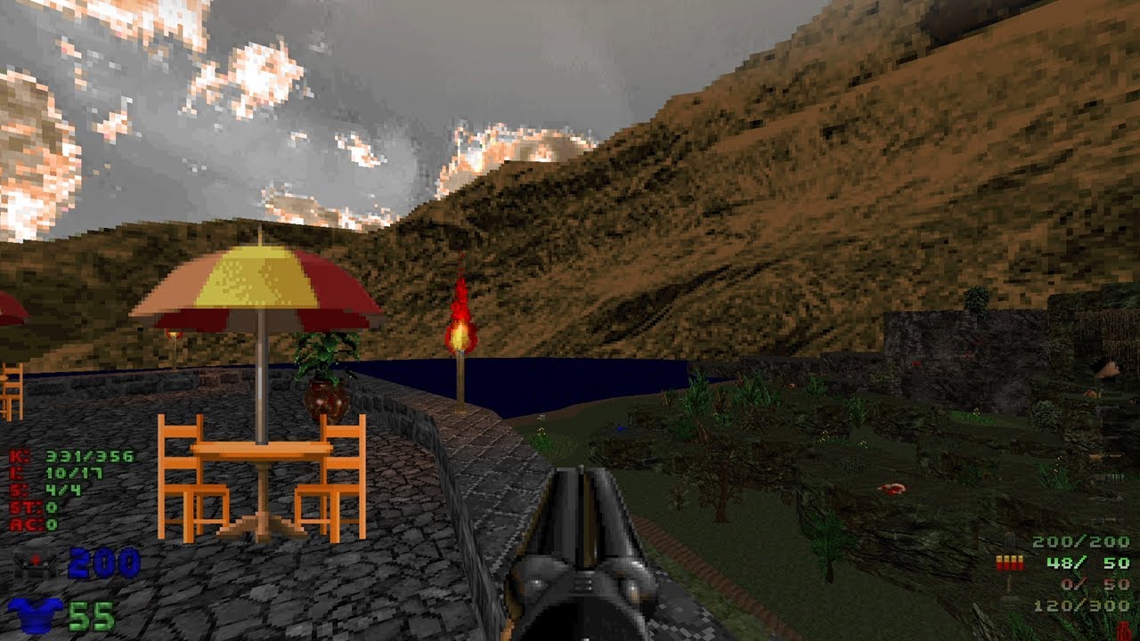 Doom 2 - Lost Civilization (Map 7: Lost in the Forest) UV-Max (WAD ...
