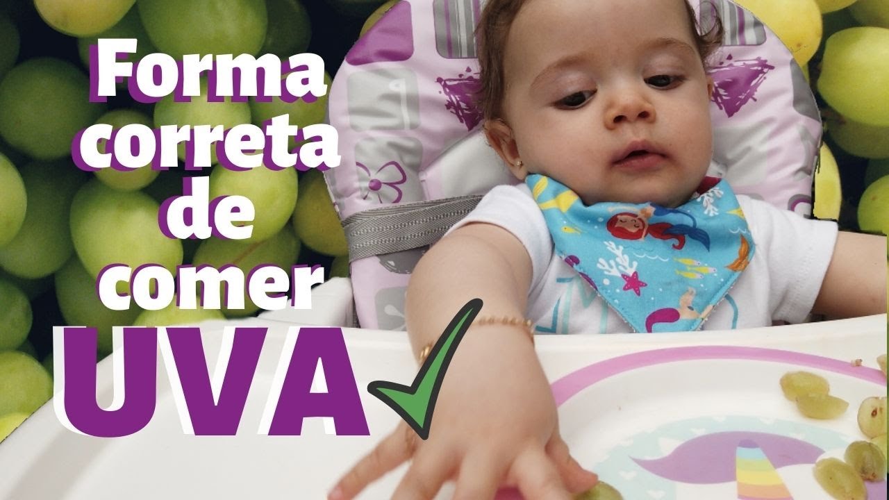 🍇 Como o bebê deve comer uva? - YouTube