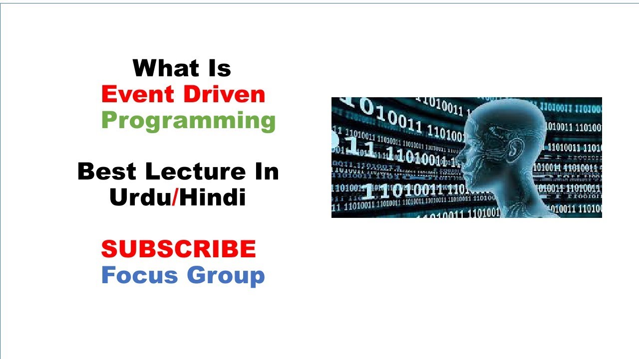 What is Event Driven Programming | Lecture in Urdu/Hindi - YouTube