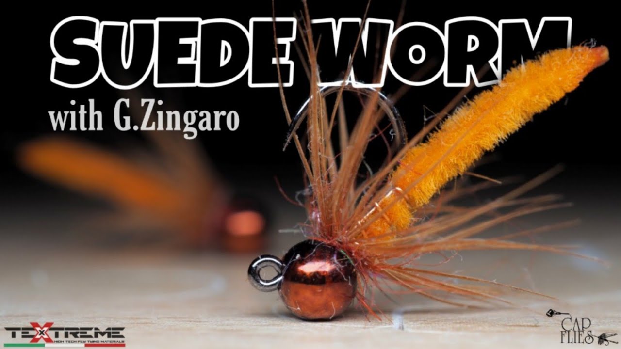Suede Worm - Fly tying with G.Zingaro - YouTube