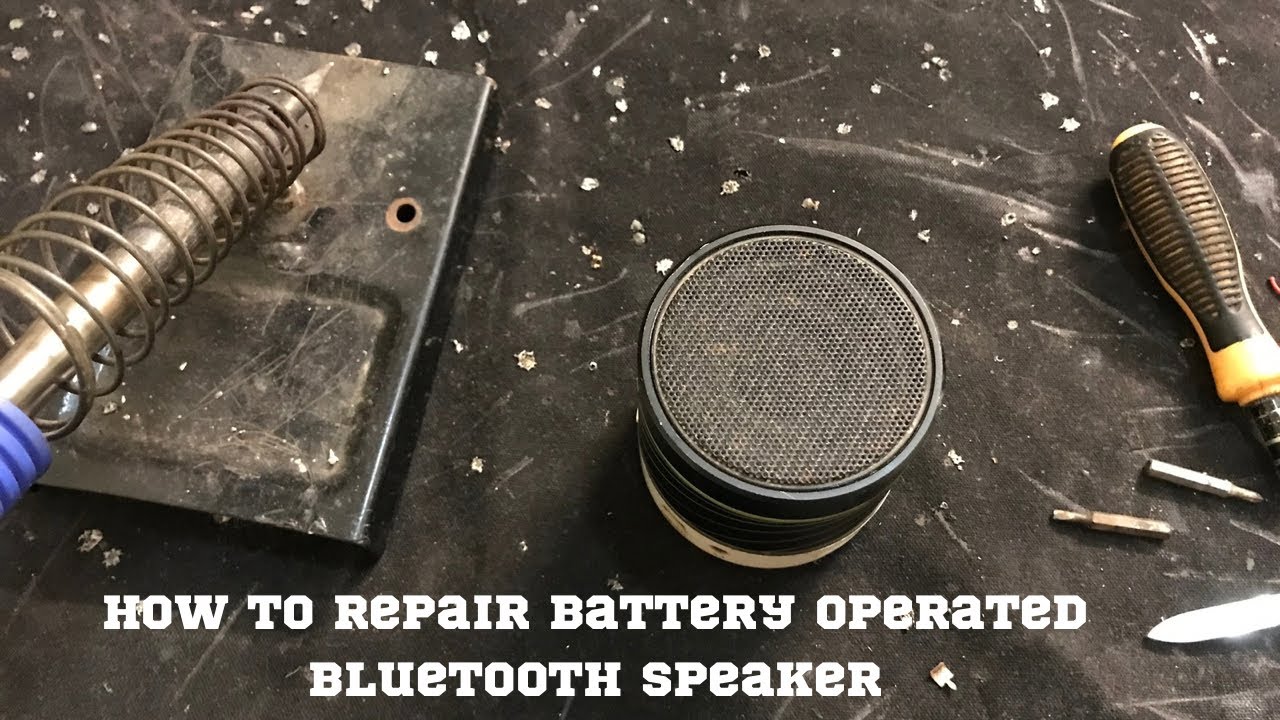 How To Repair Bluetooth Speaker Not Turning On - YouTube