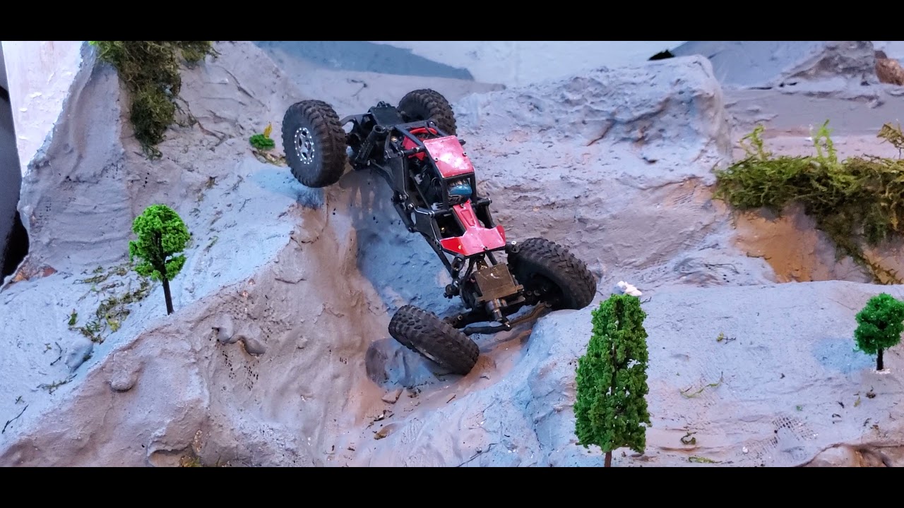 RC Crawler modded Rocksta Basher 1:24th scale - YouTube