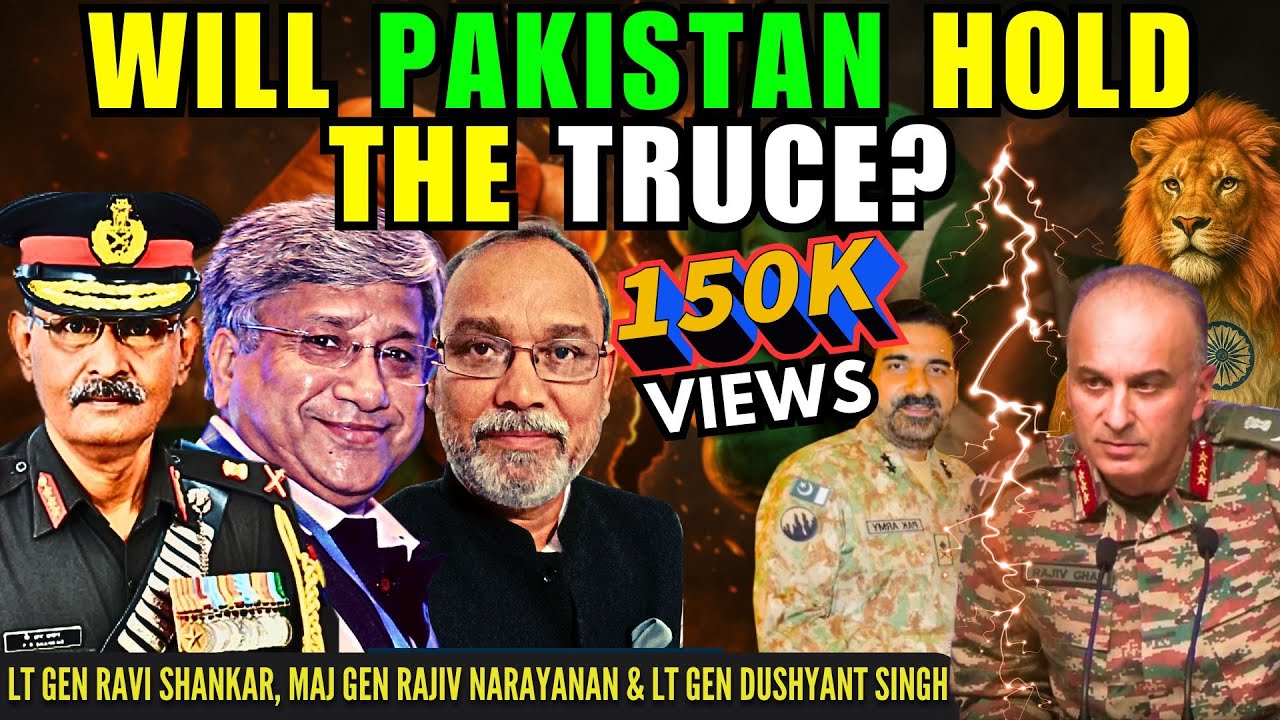 Will Pak Hold The Truce? • Lt Gen R Shankar, Lt Gen Dushyant Singh ...