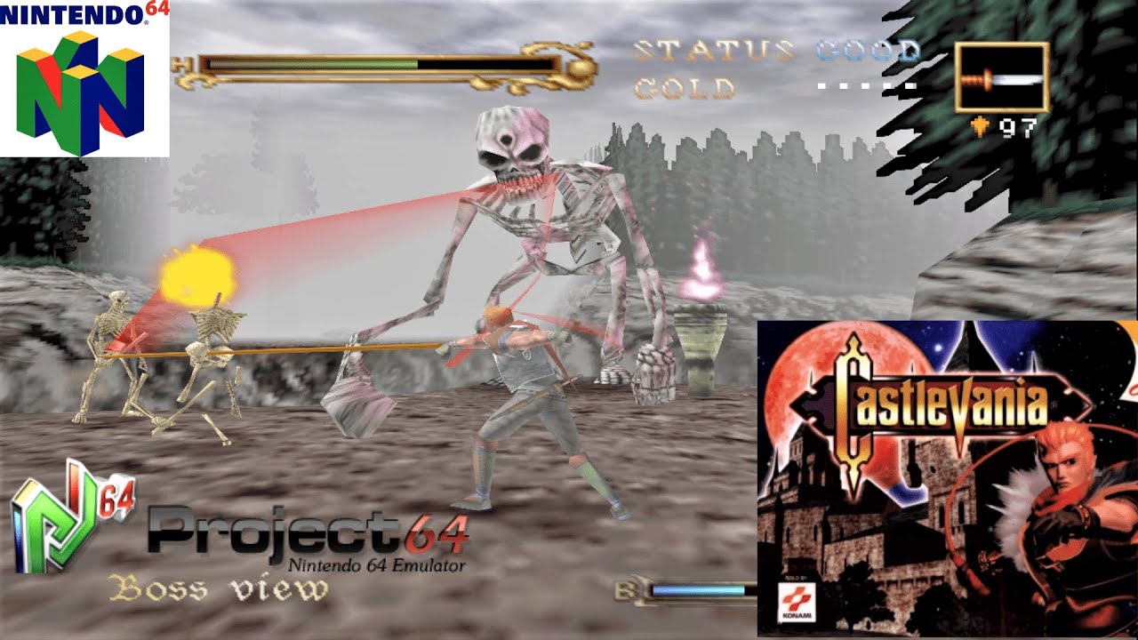 Castlevania (1999) Nintendo 64 Gameplay in HD (Project 64) - YouTube