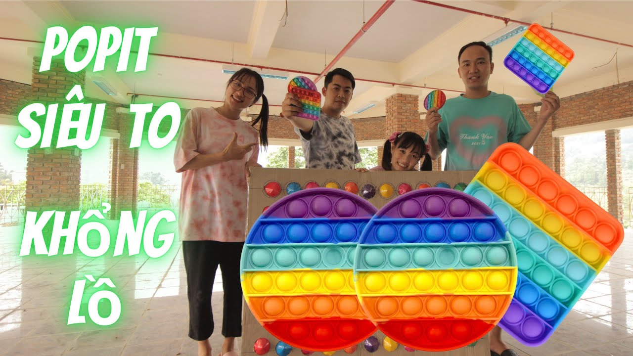 Thử Thách Làm POPIT Siêu To Khổng Lồ|hướng dẫn làm POPIT | TẤM CÁM TV ...