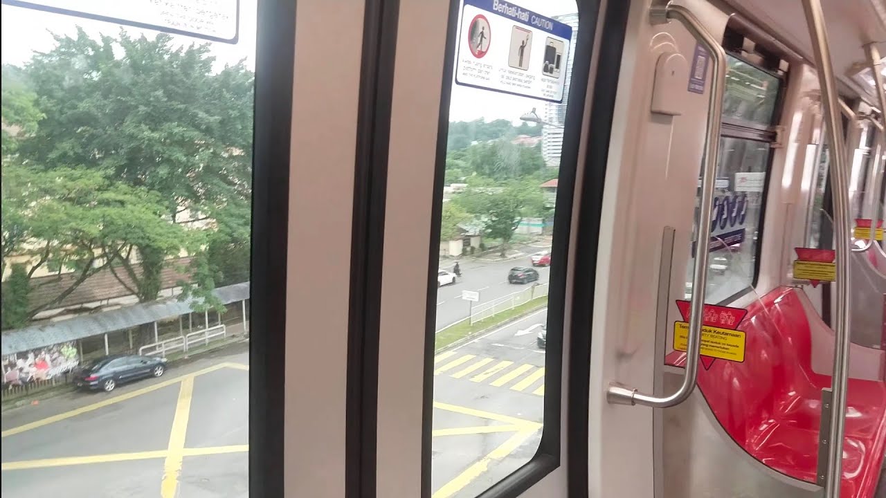 LRT Kelana Jaya Line | Innovia Metro 300 (Set 33) Ride | Gombak → Sri ...