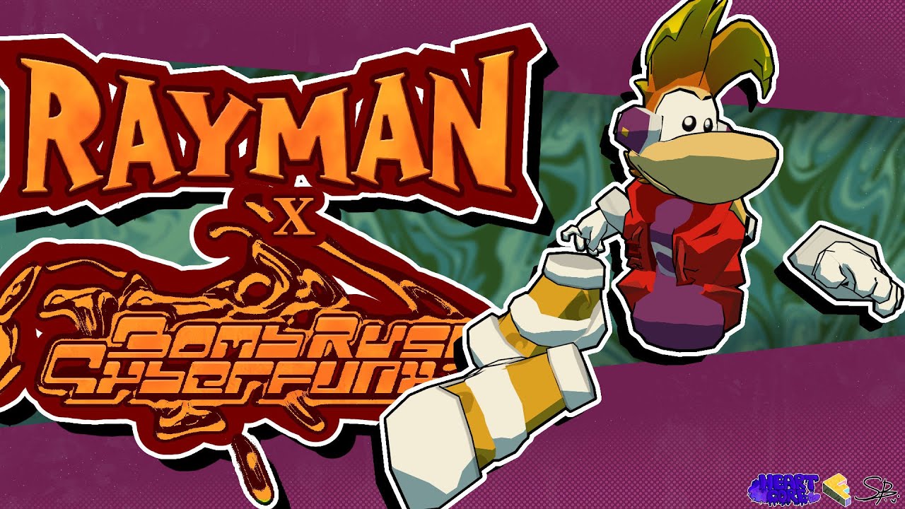 Rayman lands into BRC! | Official Bomb Rush Cyberfunk Mod Trailer - YouTube