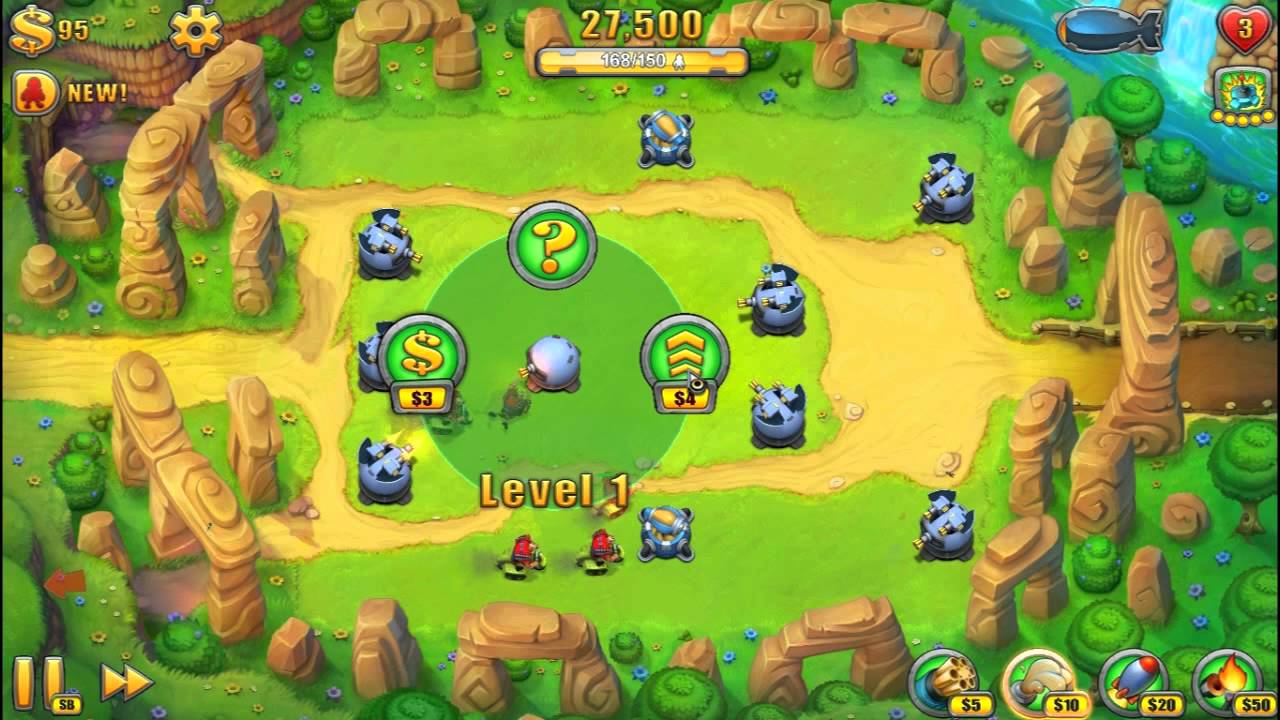 Обзор Fieldrunners 2 - YouTube