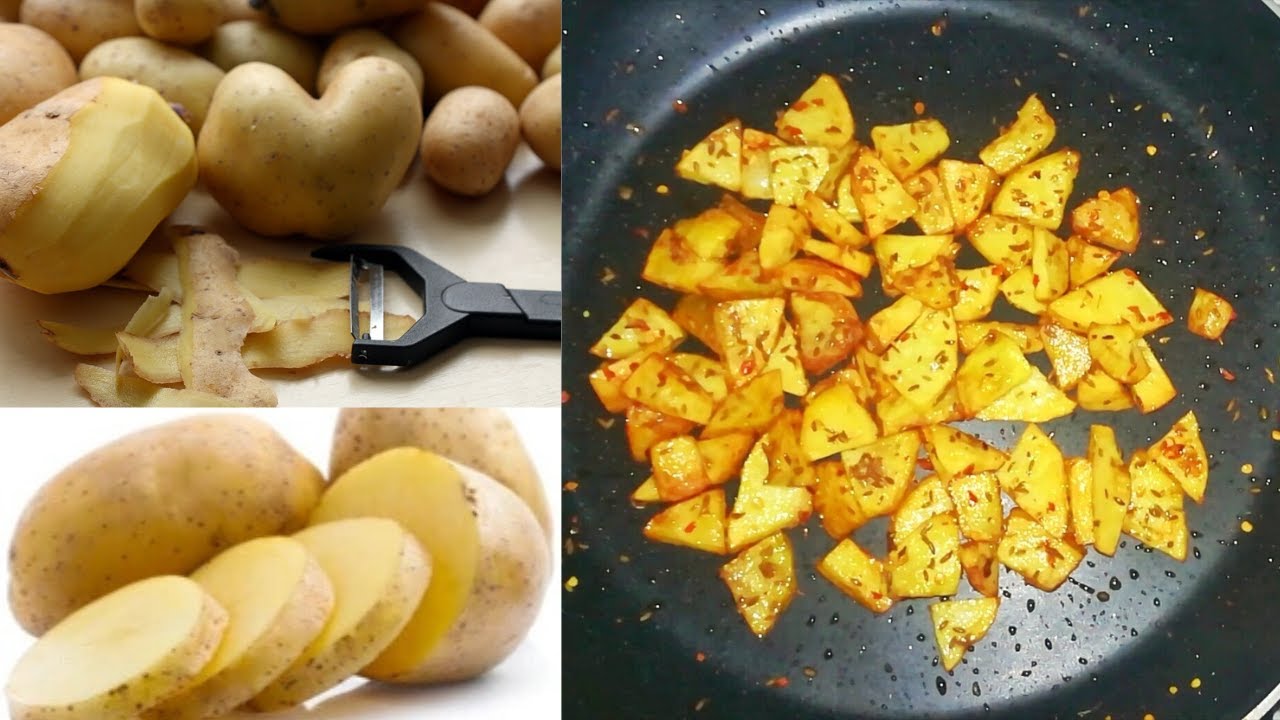 FOUR INGREDIENTS QUICK POTATO RECIPE - YouTube