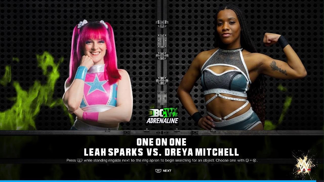 [BCW: Adrenaline (Ep.50) Dark Match 1] Leah Sparks vs Dreya Mitchell ...