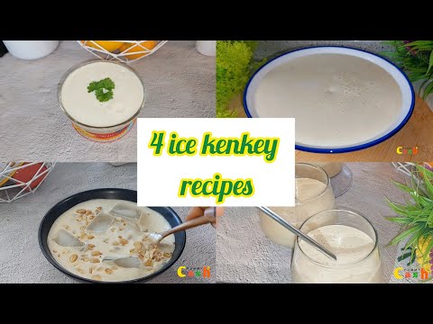 4 Ice Kenkey Recipe / Mashed Kenkey for weight gain / How to make ice kenkey