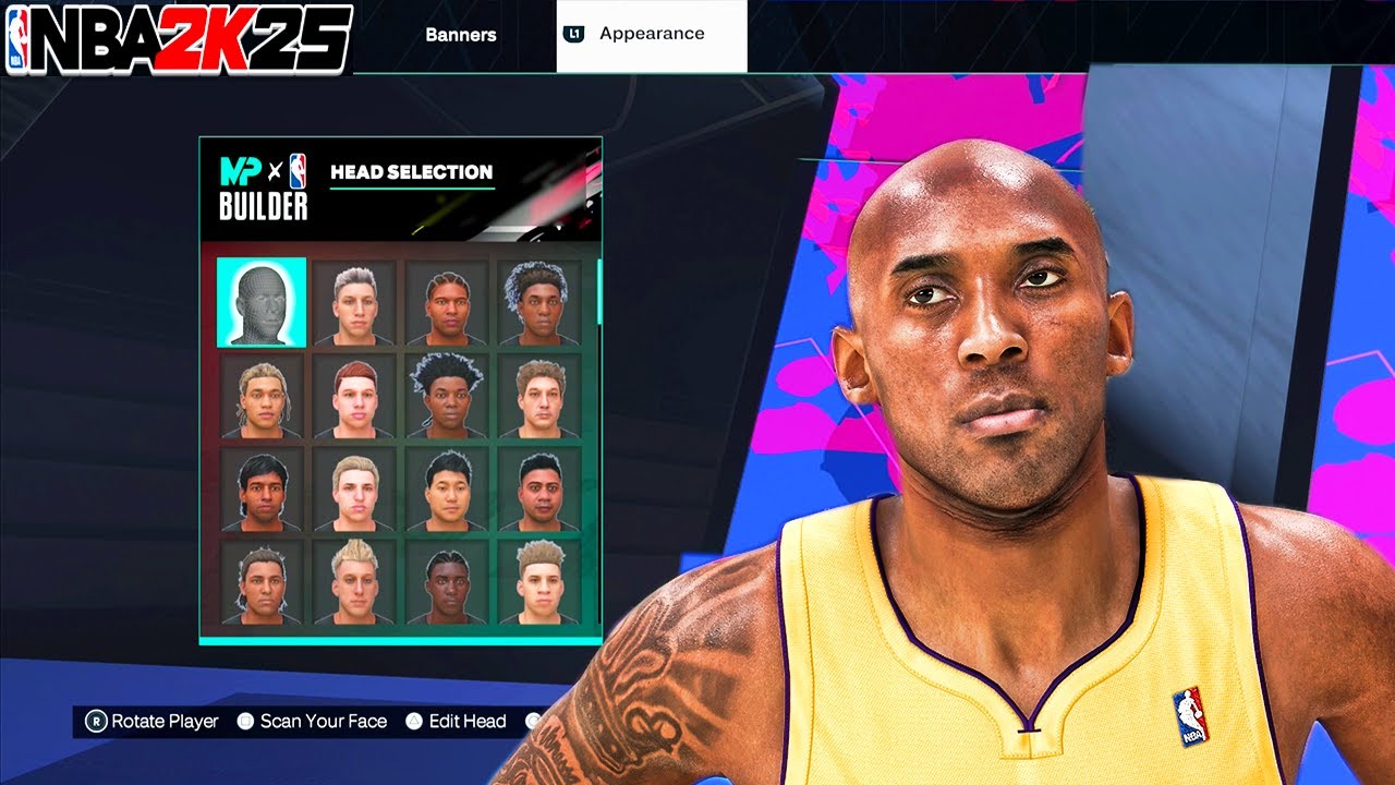 Best Kobe Bryant Face Creation NBA 2K25 - YouTube