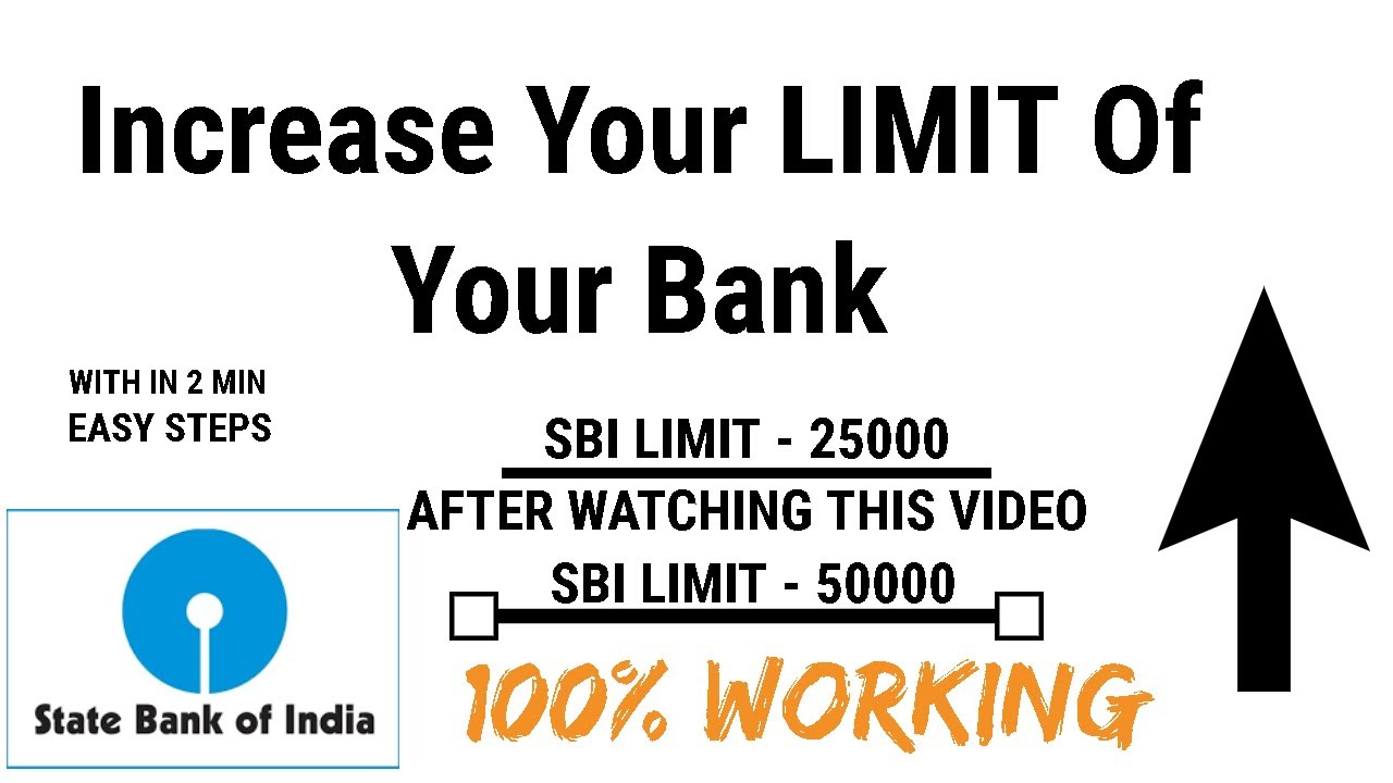 How To Increase Account Limit Of Sbi Bank SBI limit Increase how-to-increase-account-limit-of-sbi-bank-sbi-limit-increase