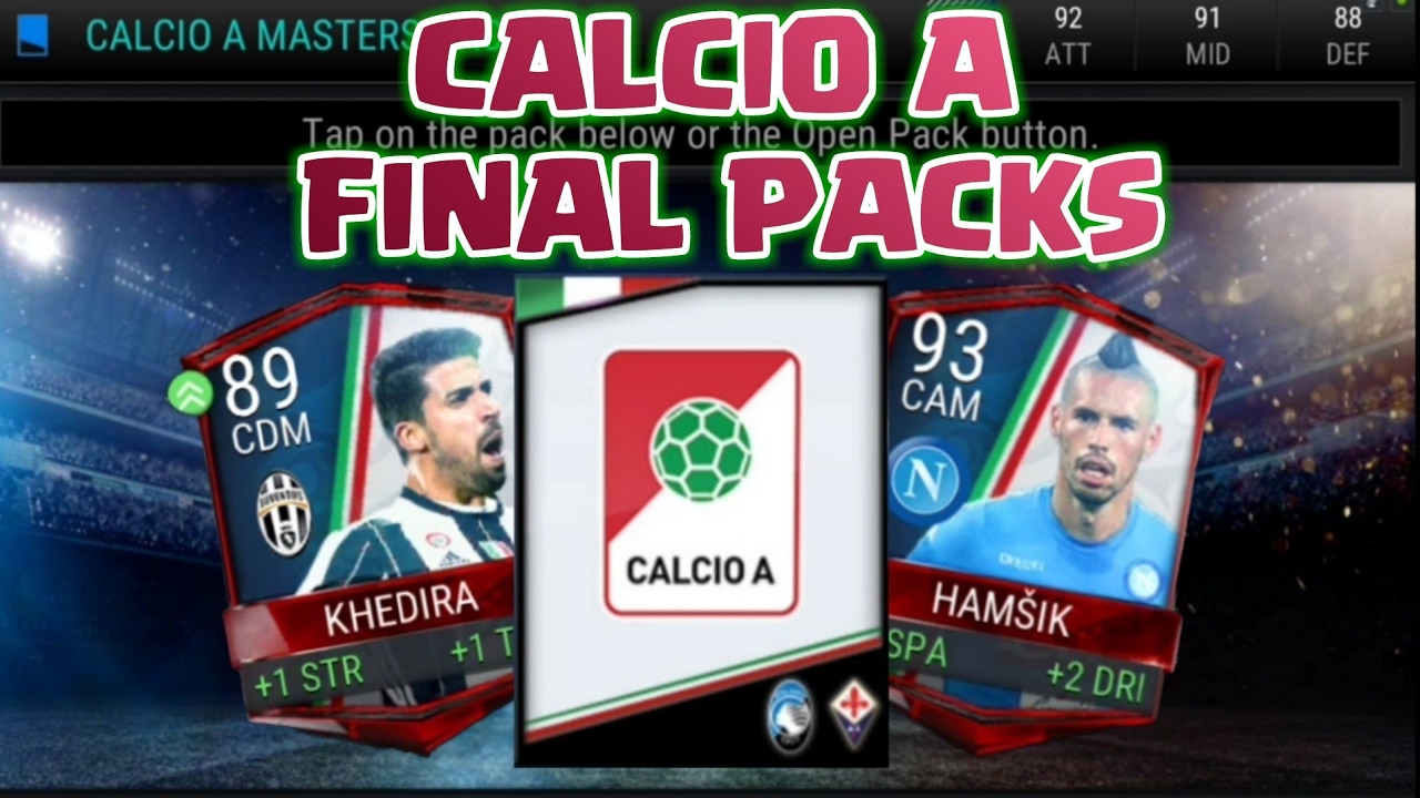 FIFA Mobile CALCIO A PACKS !! 2 × 89+ PULLS !! Final Calcio A Masters ...