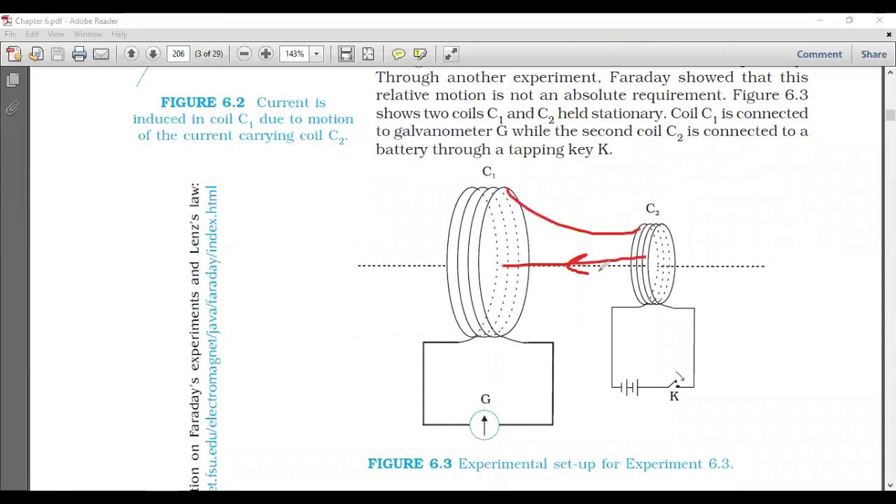 Faraday experiment of #electromagnetic #induction #Faraday three ...