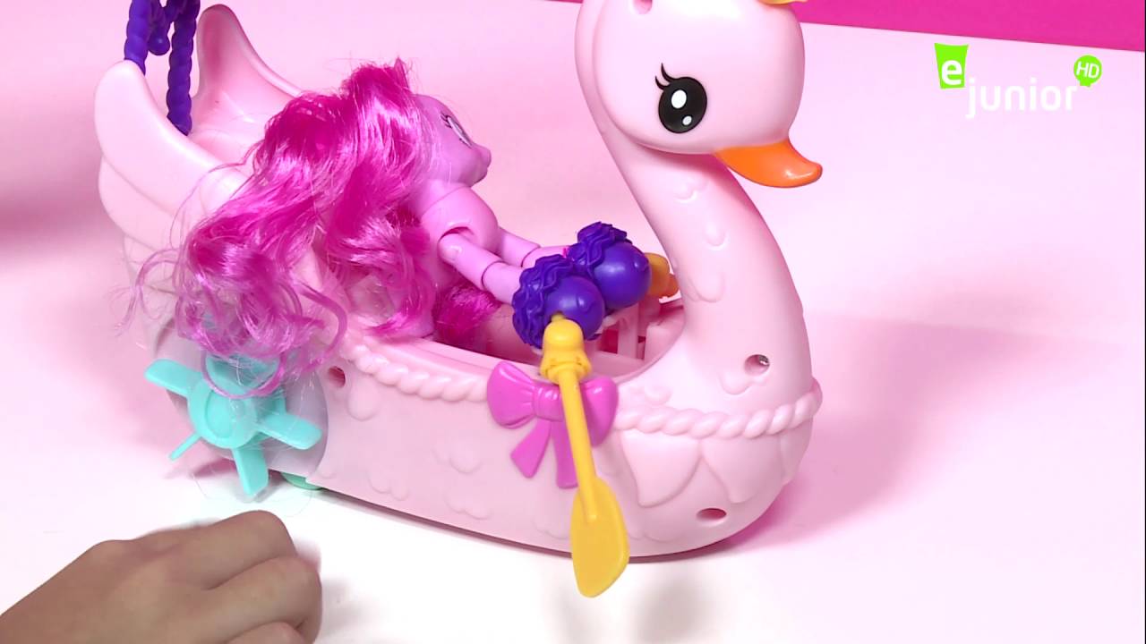 Toys Unboxing MY LITTLE PONY:SWAN BOAT - YouTube