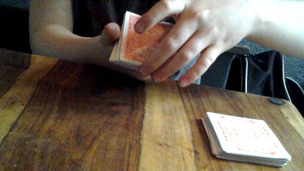 Card through table revealed,magic for beginners - YouTube