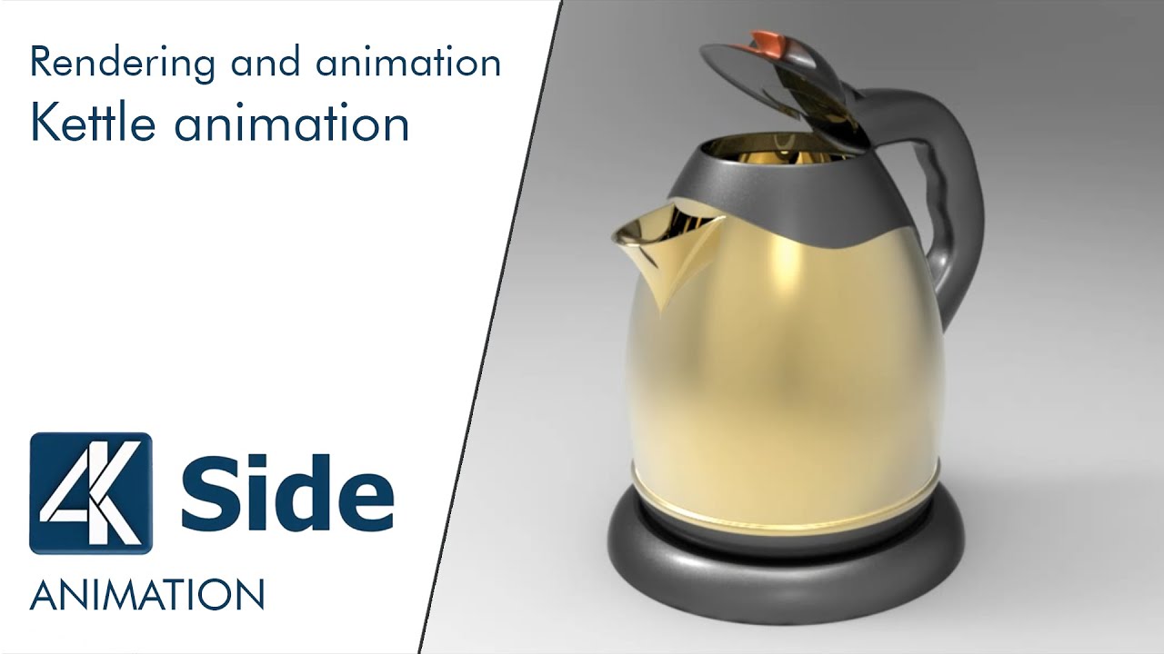 Creo Rendering: Kettle animation - YouTube