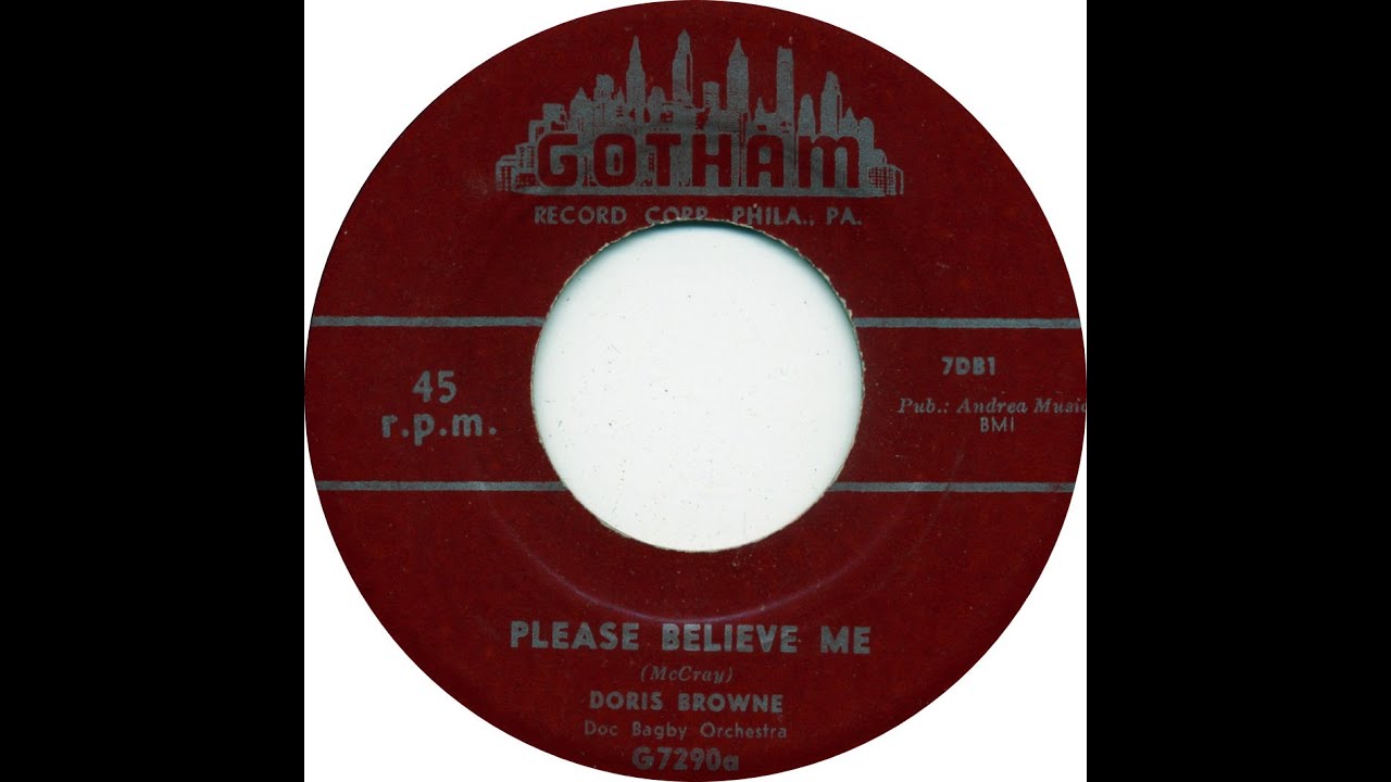 DORIS BROWNE & GROUP PLEASE BELIEVE ME - YouTube