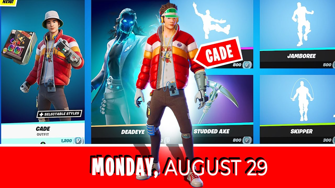 *NEW* CADE Skin & JAMBOREE Emote returns after 151 days - August 29 ...