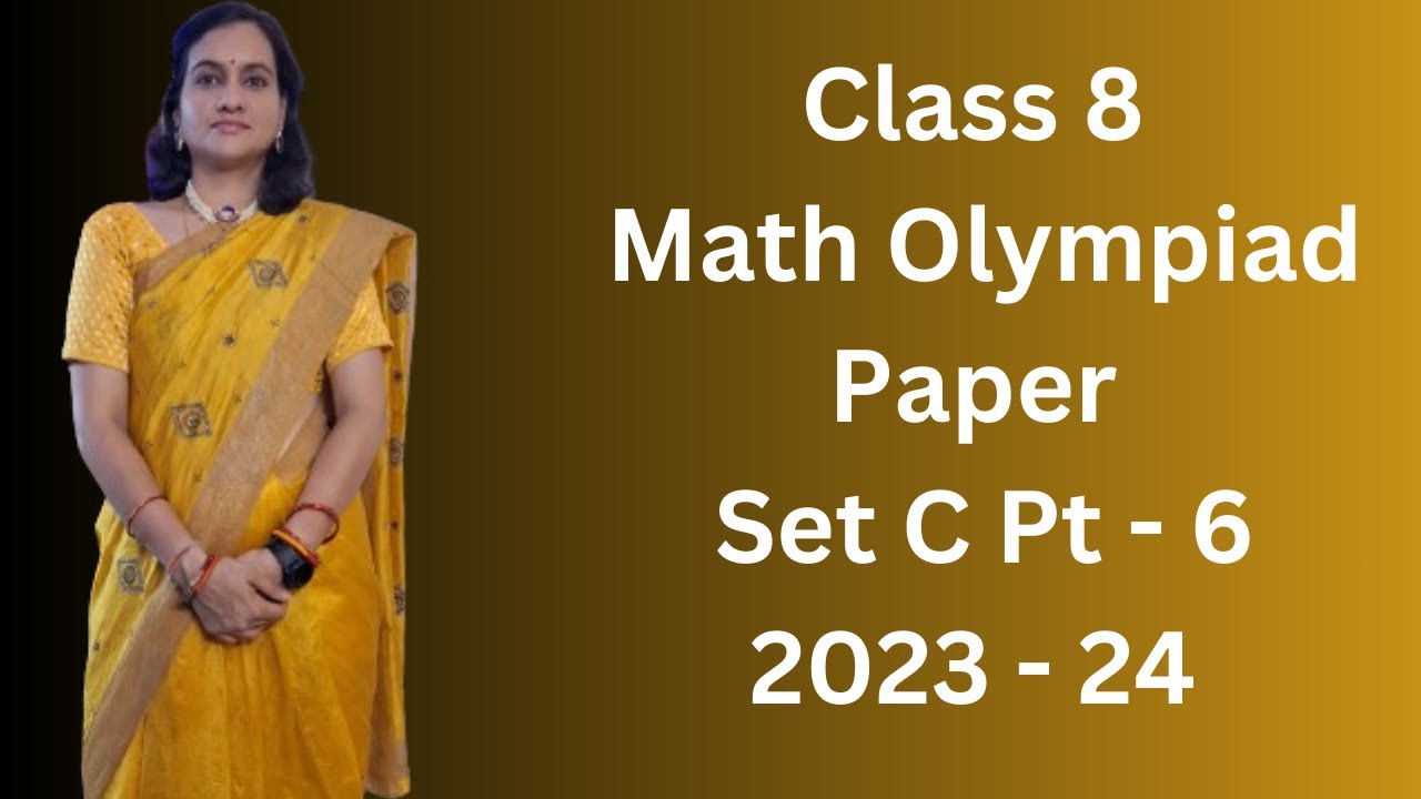 Class 8 Maths Olympiad Set C Pt6 #srisiddhiacademics #imo #olympiad # ...