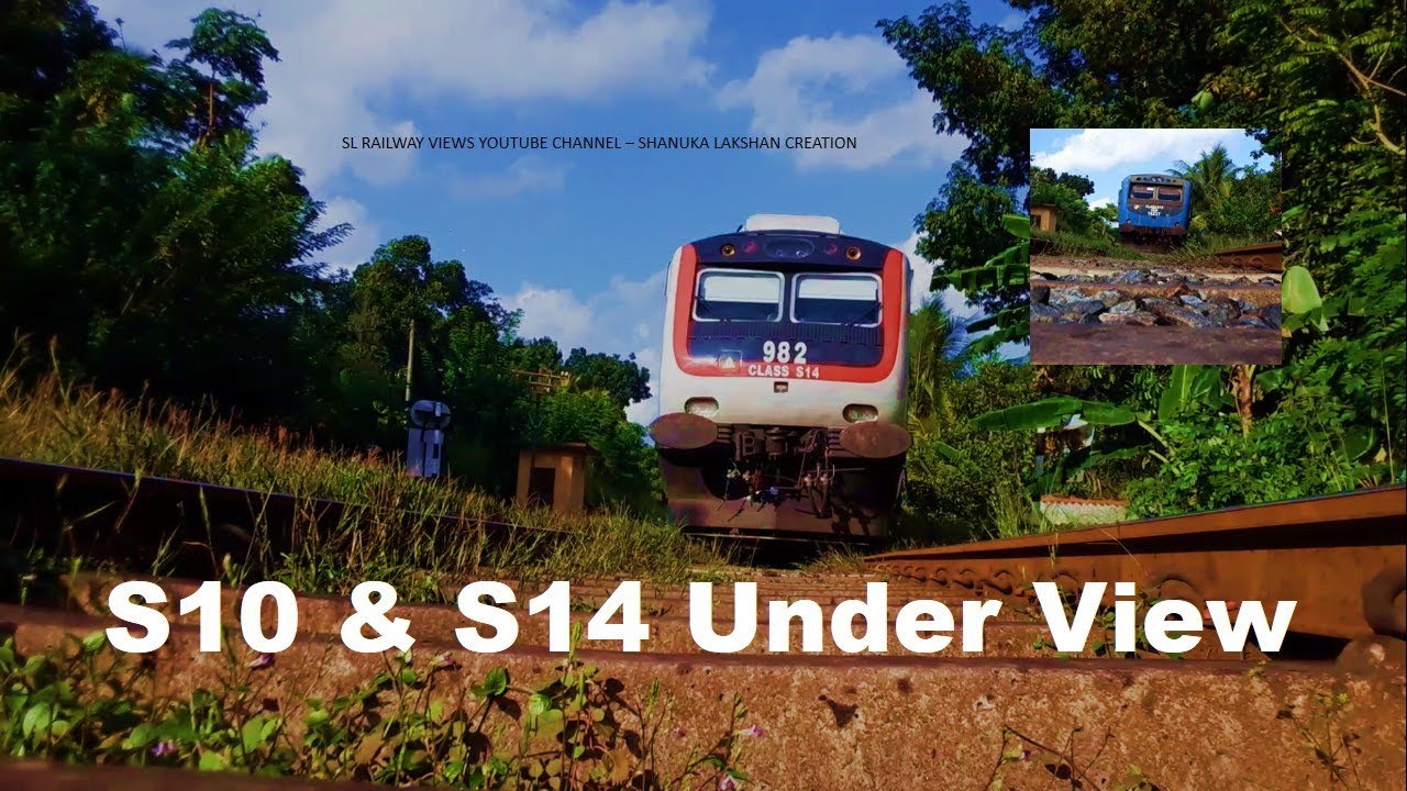 Under View of S10 & S14 Power Set Train Sri Lanka - YouTube