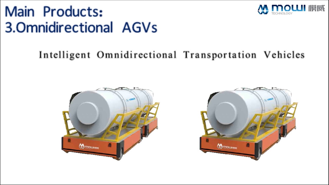 Mowei Mecanum Wheel omnidirectional AGV - YouTube