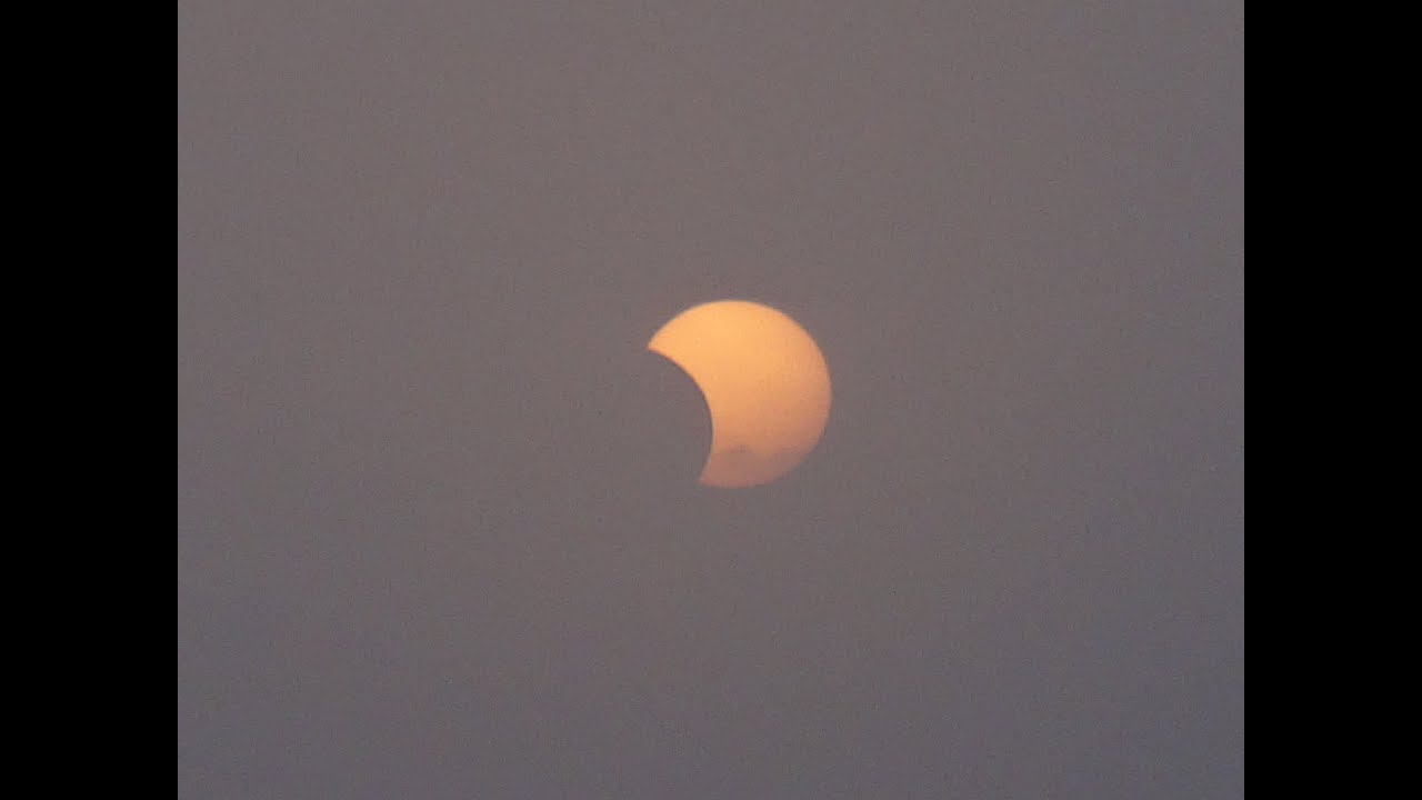 'June 10, 2021: Annular Partial Eclipse, Windsor-Detroit' area. - YouTube