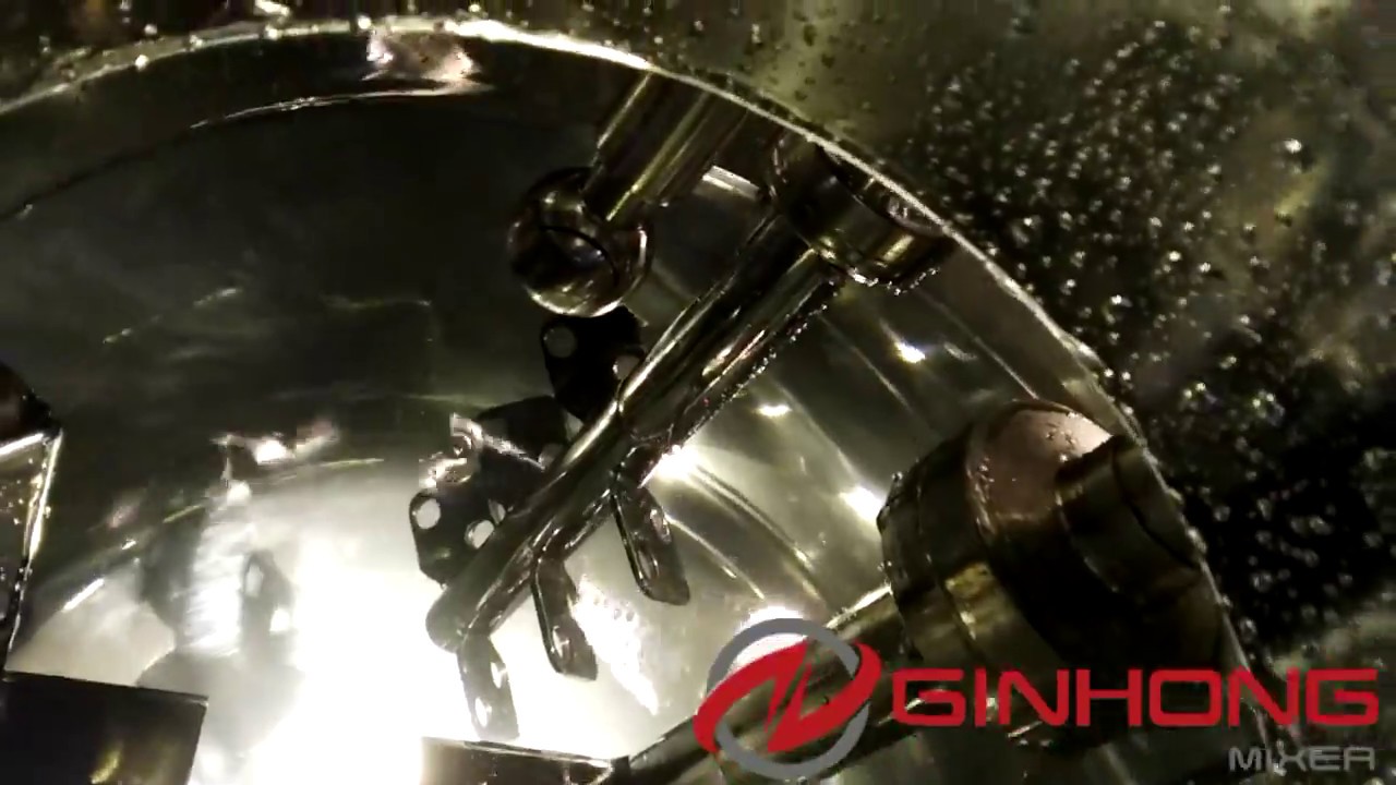 How does a built-in CIP work in mixing equipment - YouTube