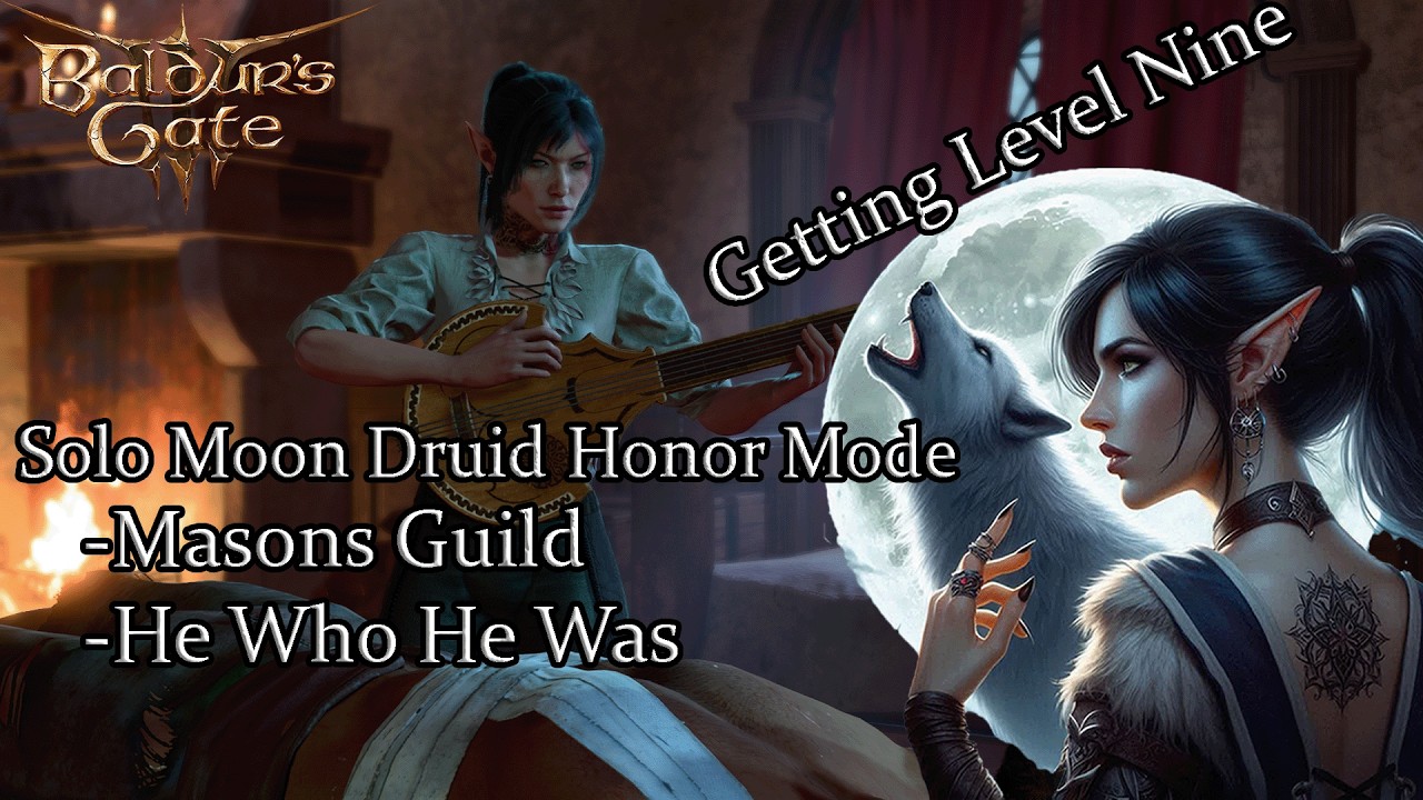 Solo Moon Druid Mansions Guild And He Who He Was Honor Run - YouTube