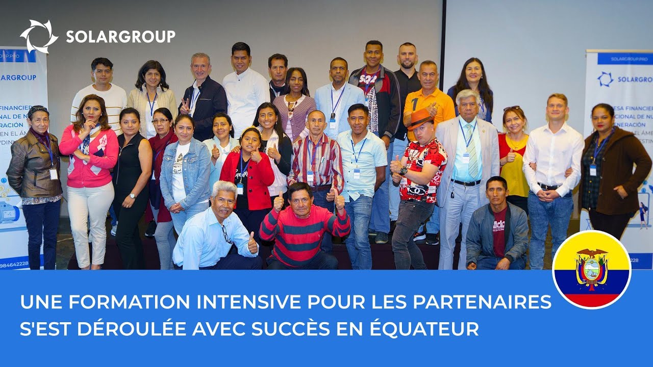 Une formation intensive pour les partenaires s'est déroulée avec succès ...